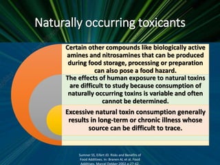 Categorization of risks and benefits (food additives) | PPSX
