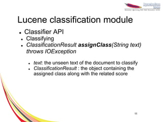 Text categorization with Lucene and Solr | PPT
