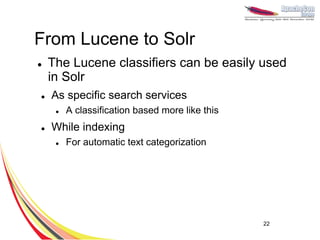 Text categorization with Lucene and Solr | PPT