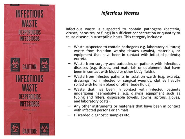 Categorizing anddisposing healthcare wastes | PPT | Infectious Diseases ...