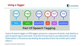 Categorizing and pos tagging with nltk python | PPTX