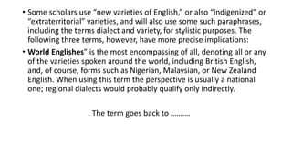 Categorizing English world | PPT