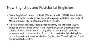Categorizing English world | PPTX