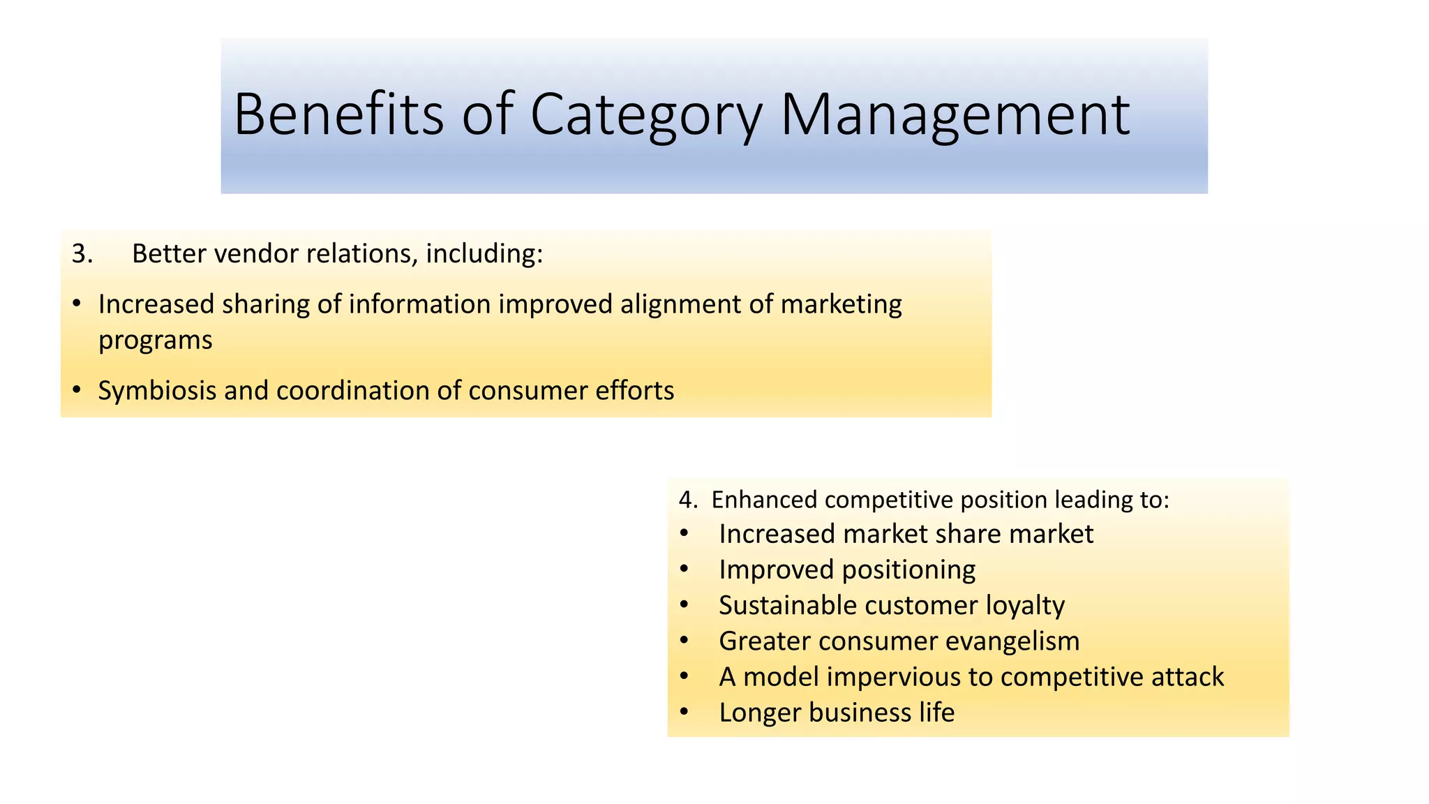 Category management | PPTX | Business | Business and Finance
