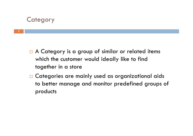 Category Management- Definition and 8 step process.pdf | Business ...