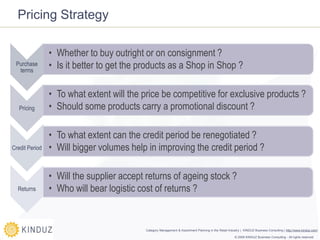Introduction to Category Management And Assortment Planning in the ...