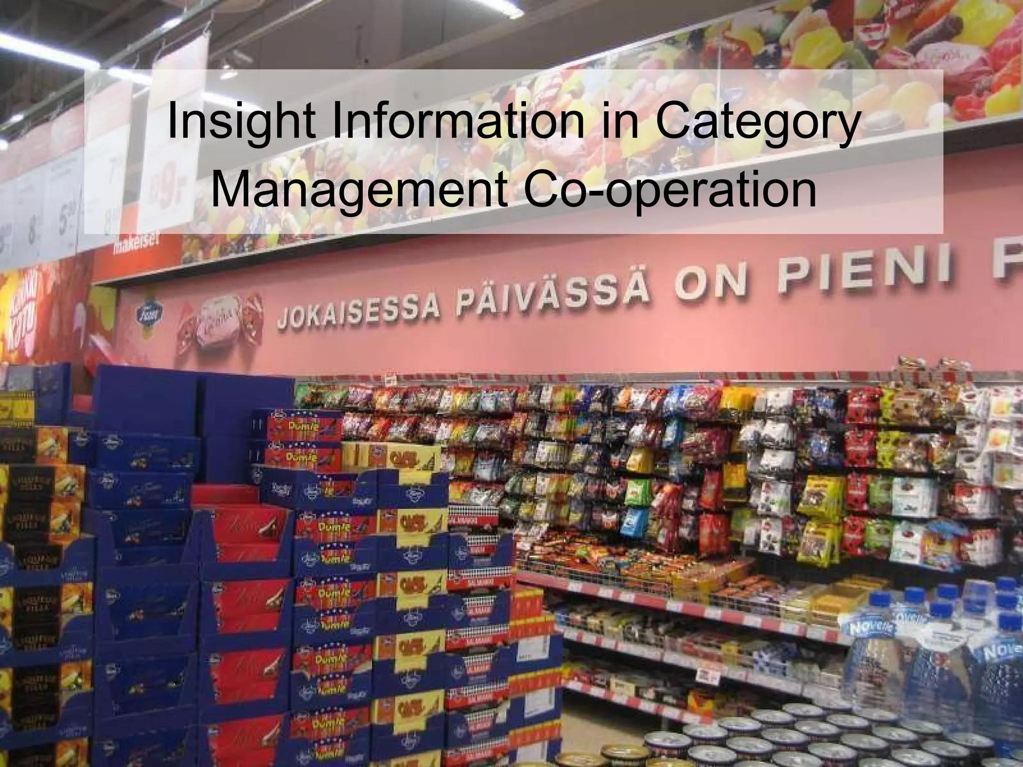 Category management co operation (kesko food, fazer, analyse2) | PPT