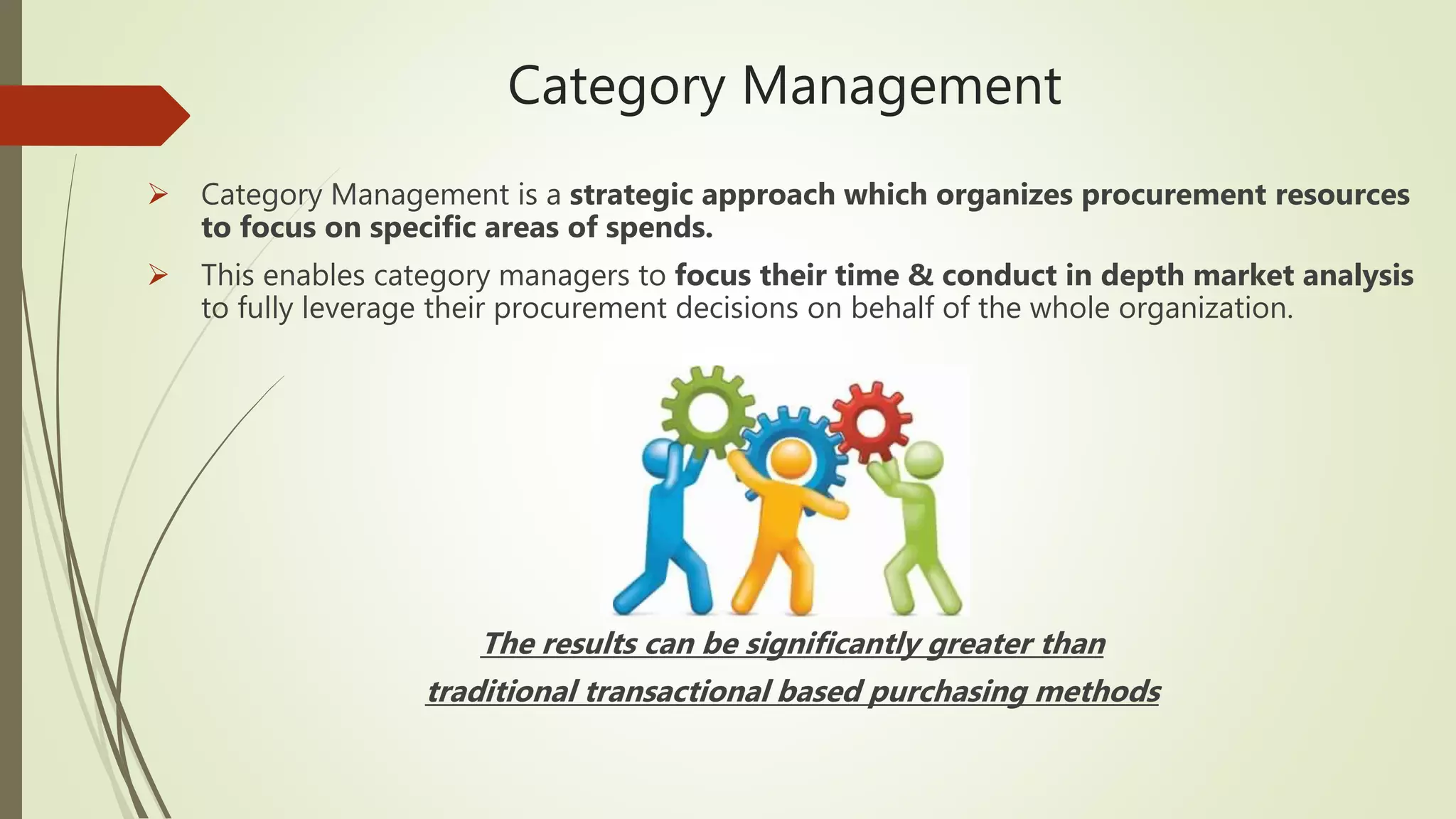 Category management and procurement planning | PPTX