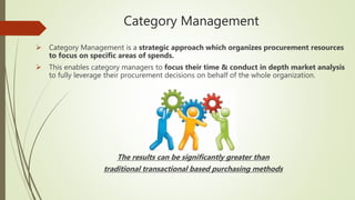Category management and procurement planning | PPTX
