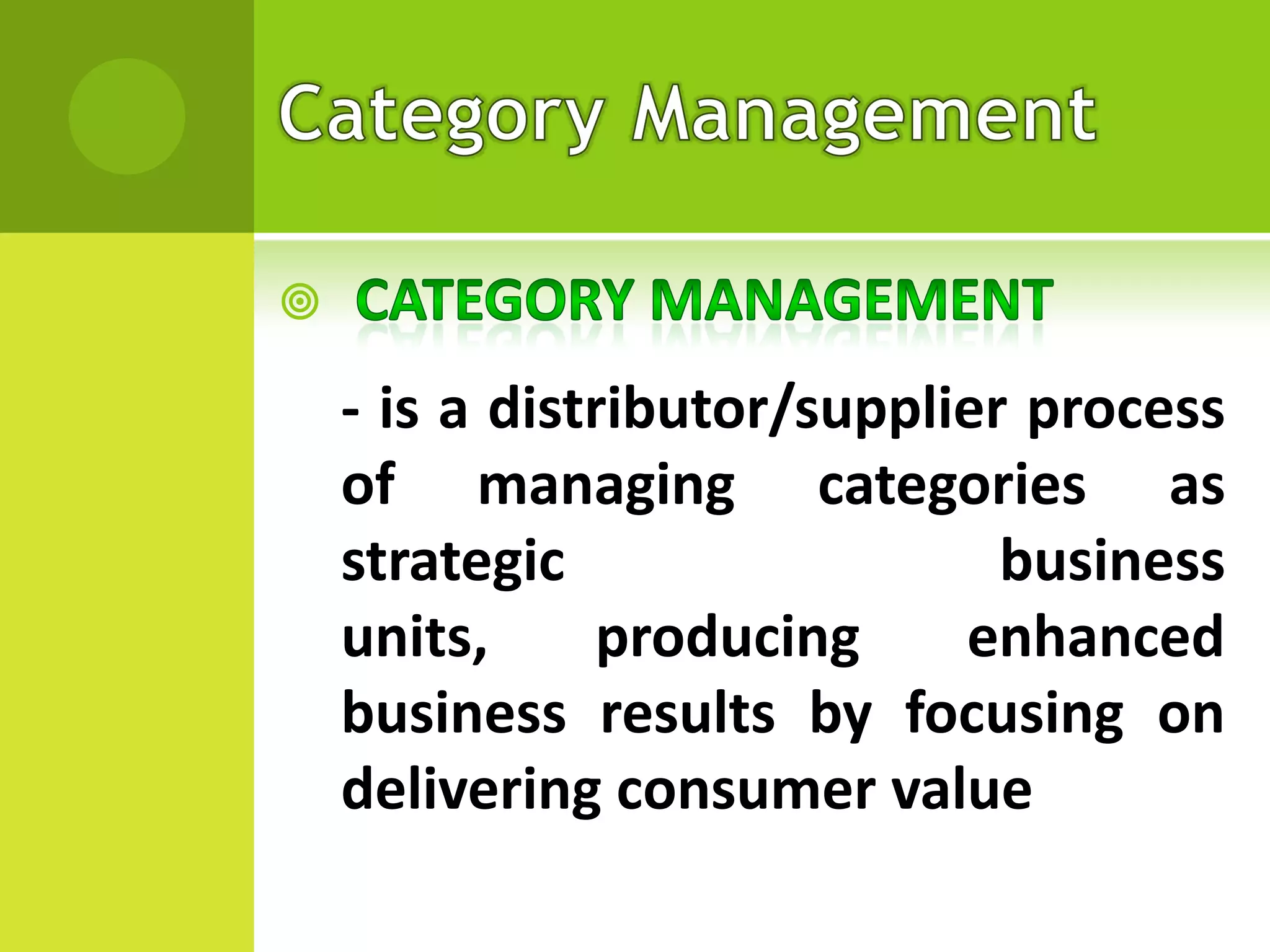 Category Management | PPTX