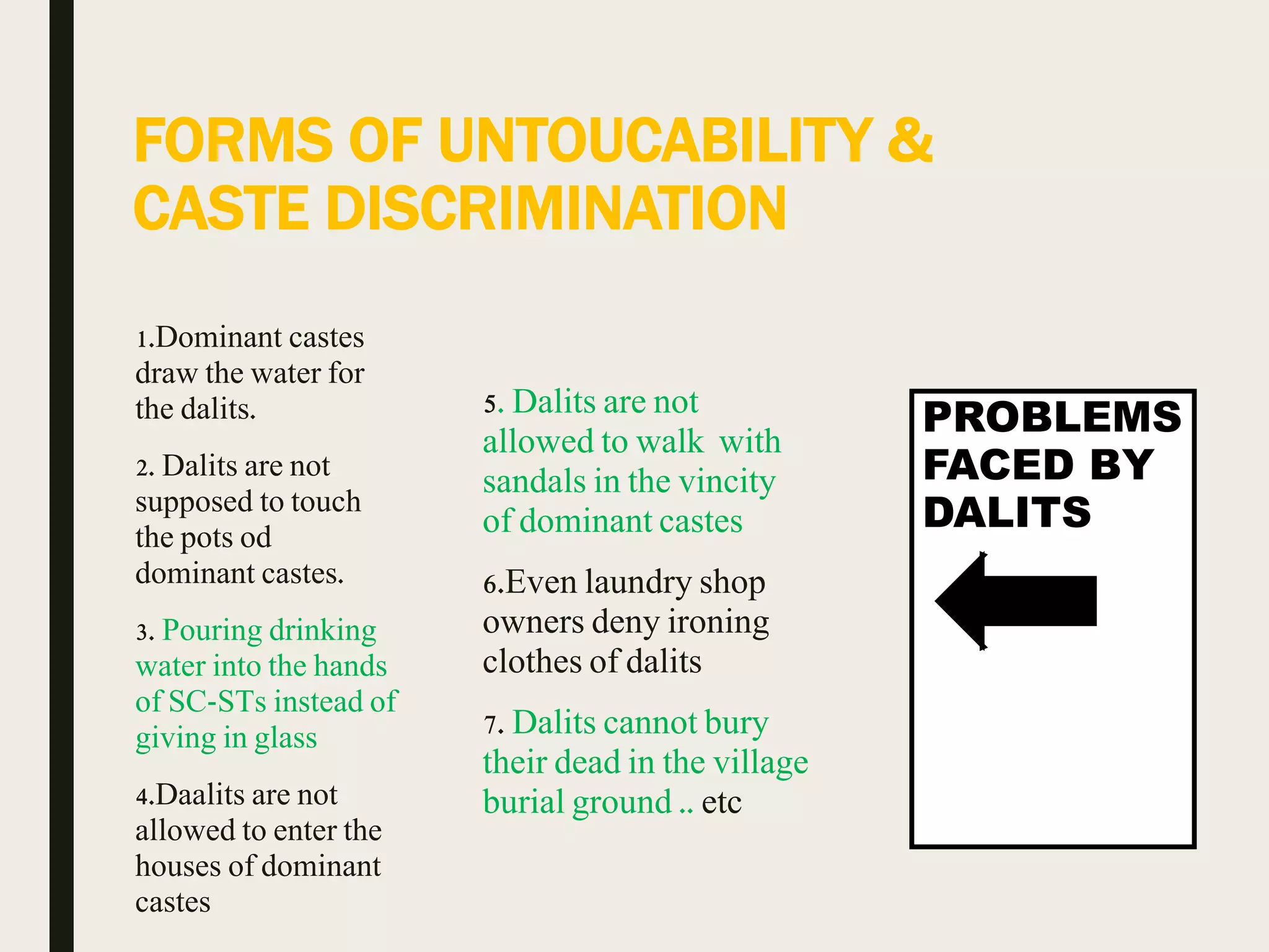 Casteism and Untouchability | PPTX