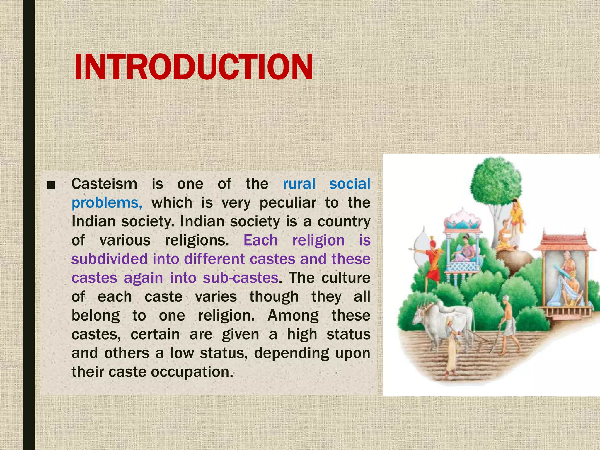 Casteism and Untouchability | PPTX