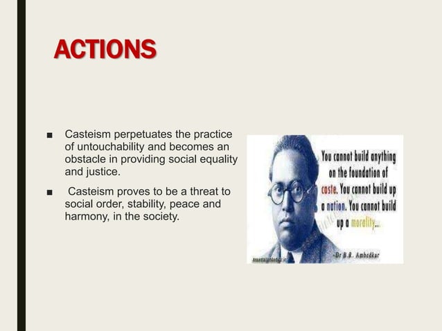 Casteism and Untouchability | PPTX | Debated Sensitive Social Issues ...