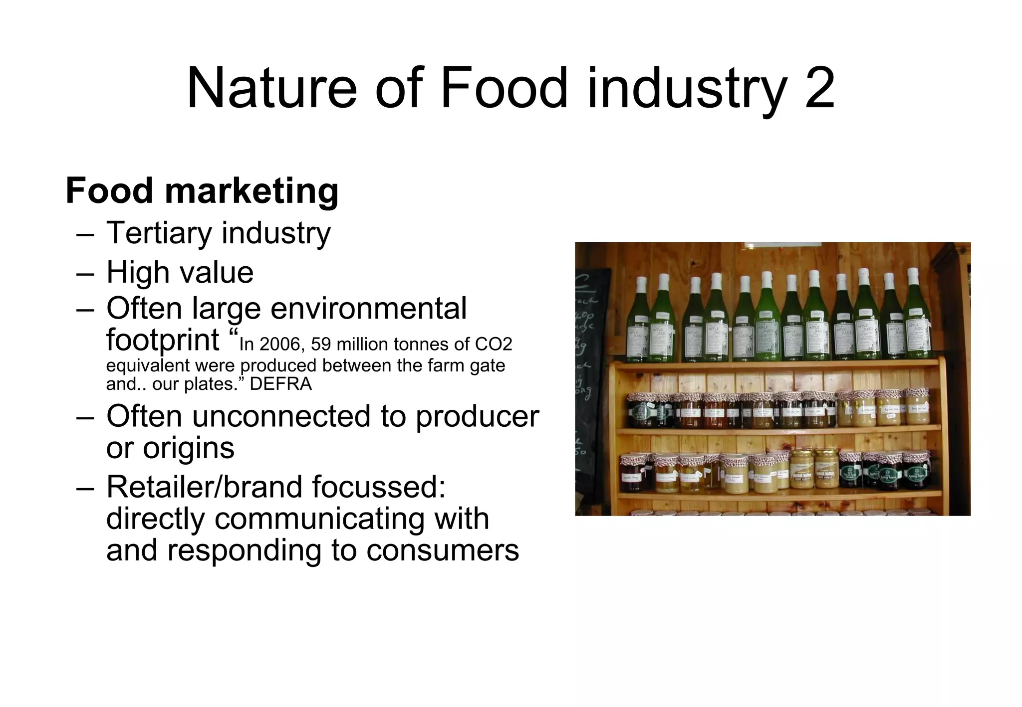 Sustainability And The Food Industry | PPT