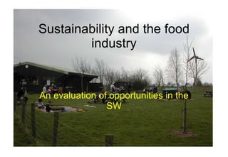 Sustainability And The Food Industry | PPT