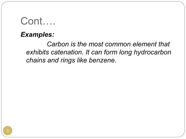 Catenation by Ali Afzal.pptx | Chemistry | Science