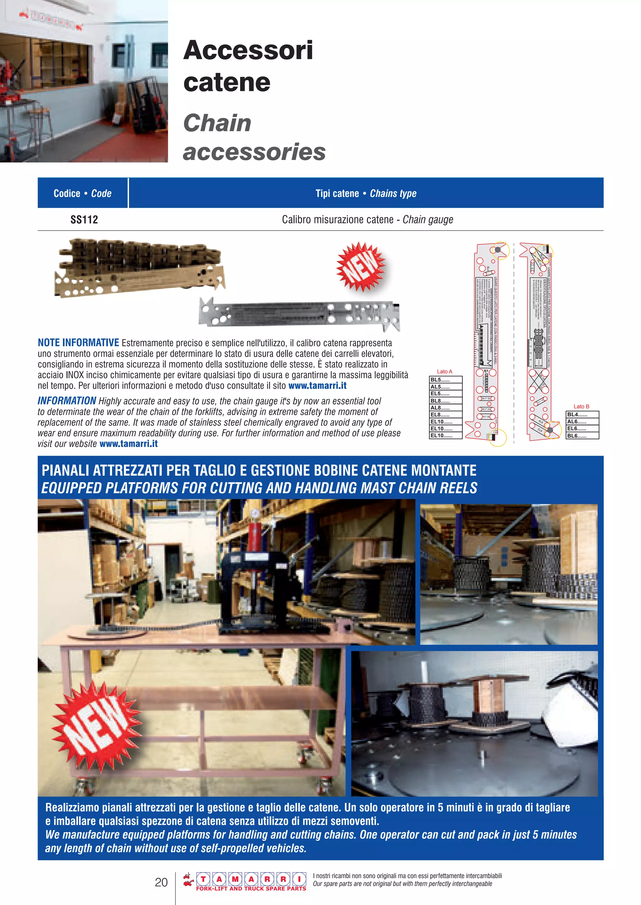 Catene di Sollevamento e Accessori - Catalogo Tamarri SpA | PDF