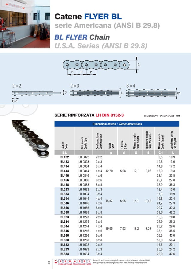 Catene di Sollevamento e Accessori - Catalogo Tamarri SpA | PDF