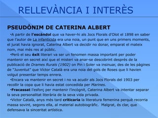 Caterina albert | PDF
