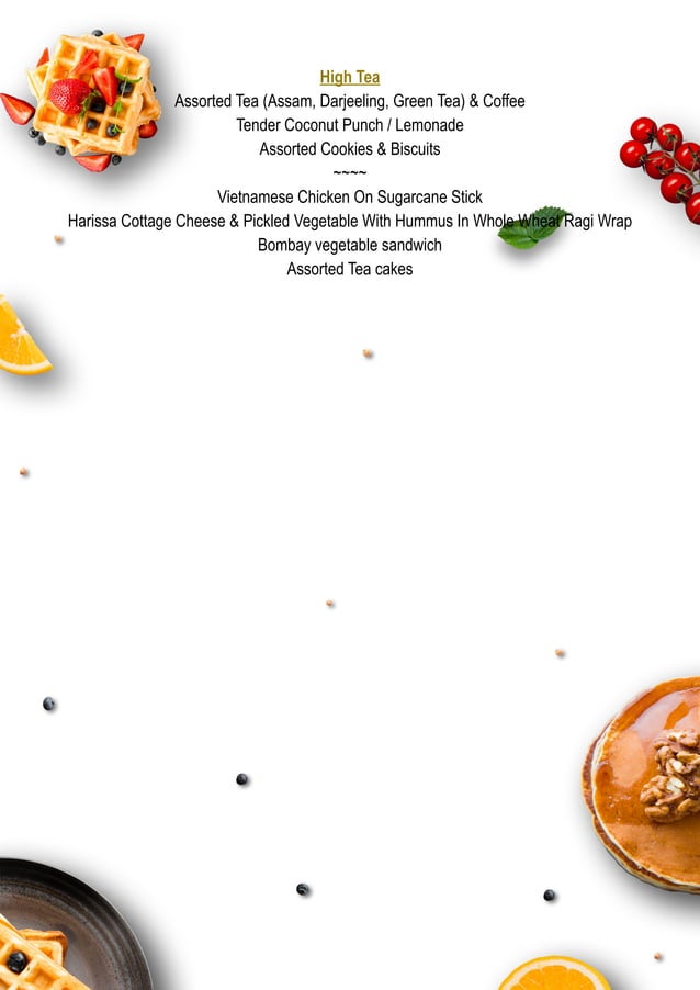 Cater inc - corporate catering menu | PDF
