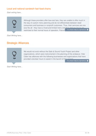 Catering Business Plan Example | PDF