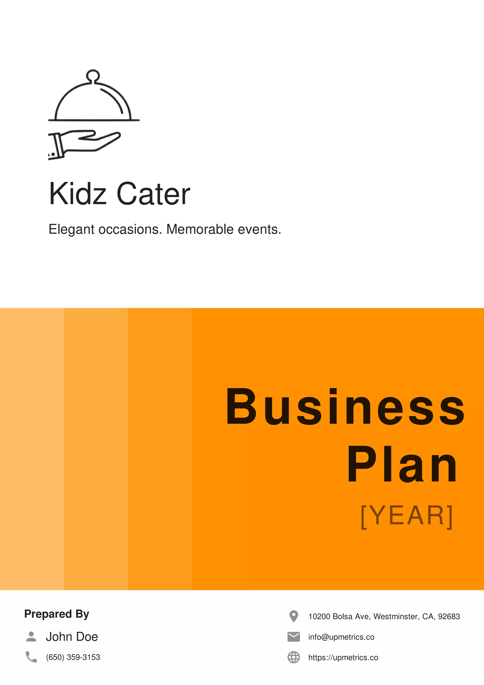 catering business plan example | PDF
