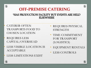 Catering Service: The Catering Basics ... | PPT