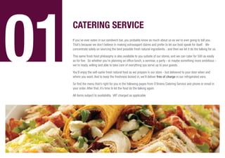 Catering brochure | PDF