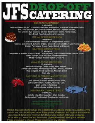 cape cod catering menu | PDF