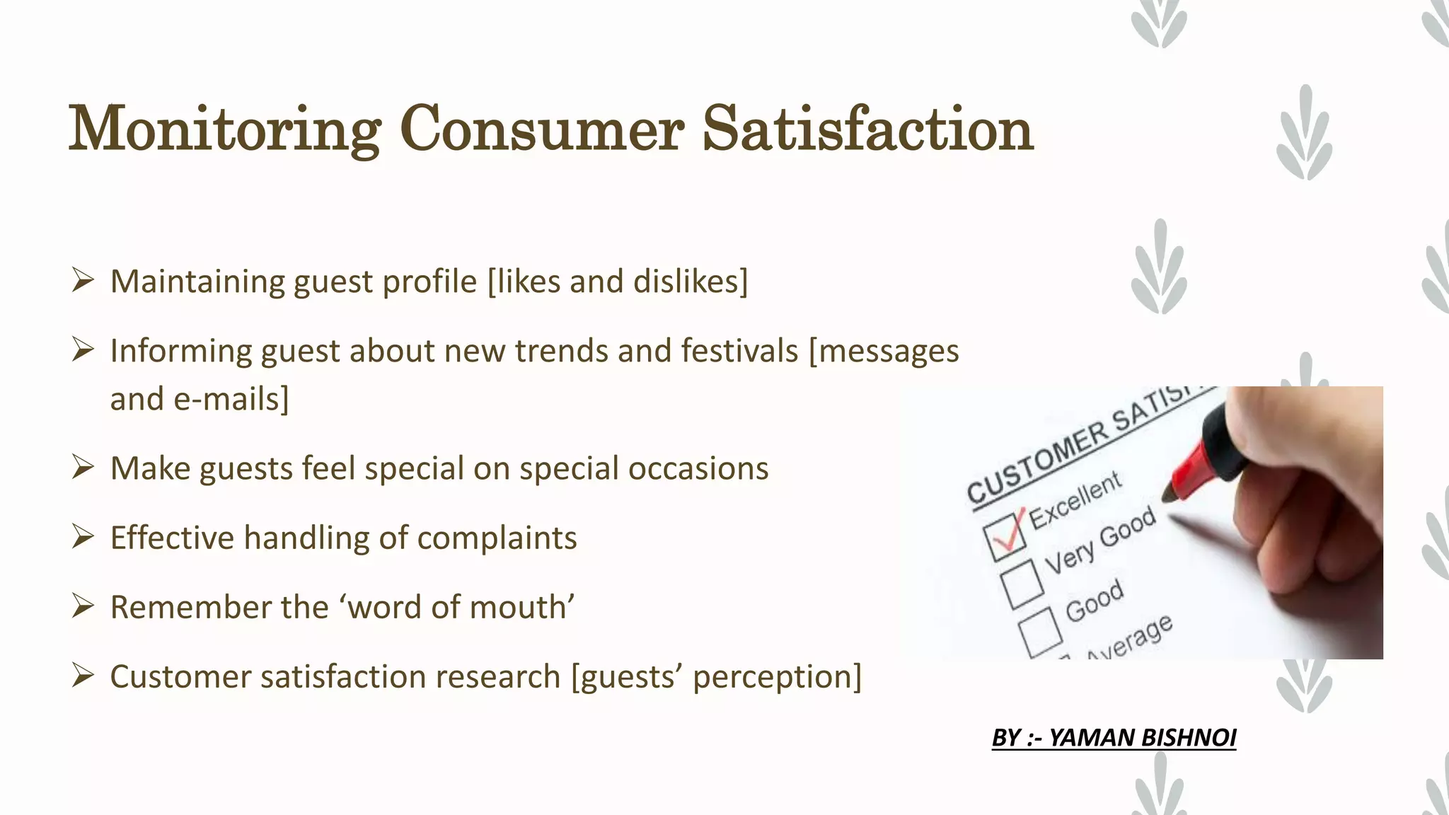 Catering cycle presentation | PPTX
