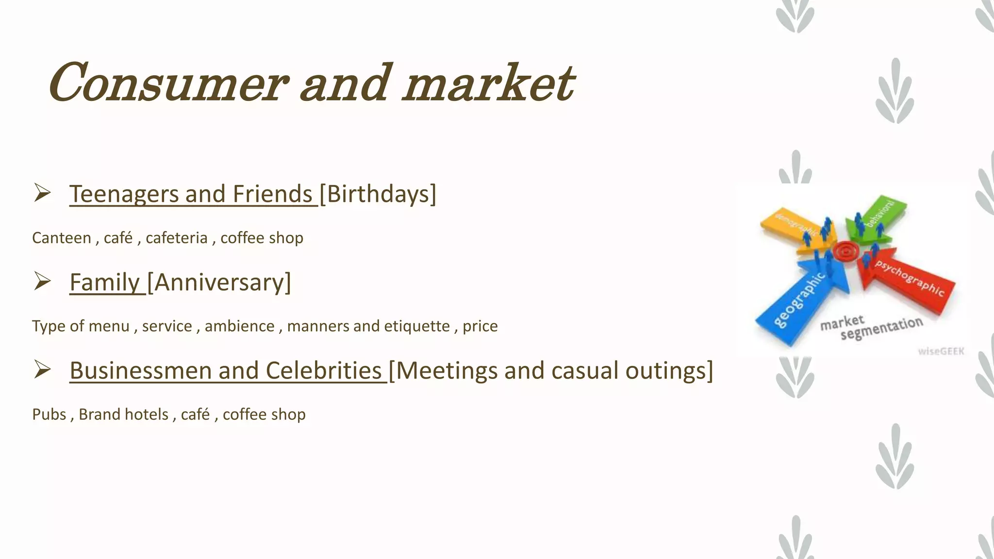 Catering cycle presentation | PPTX