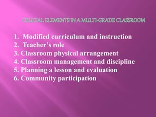 Catering diverse learners through multigrade teaching | PPTX