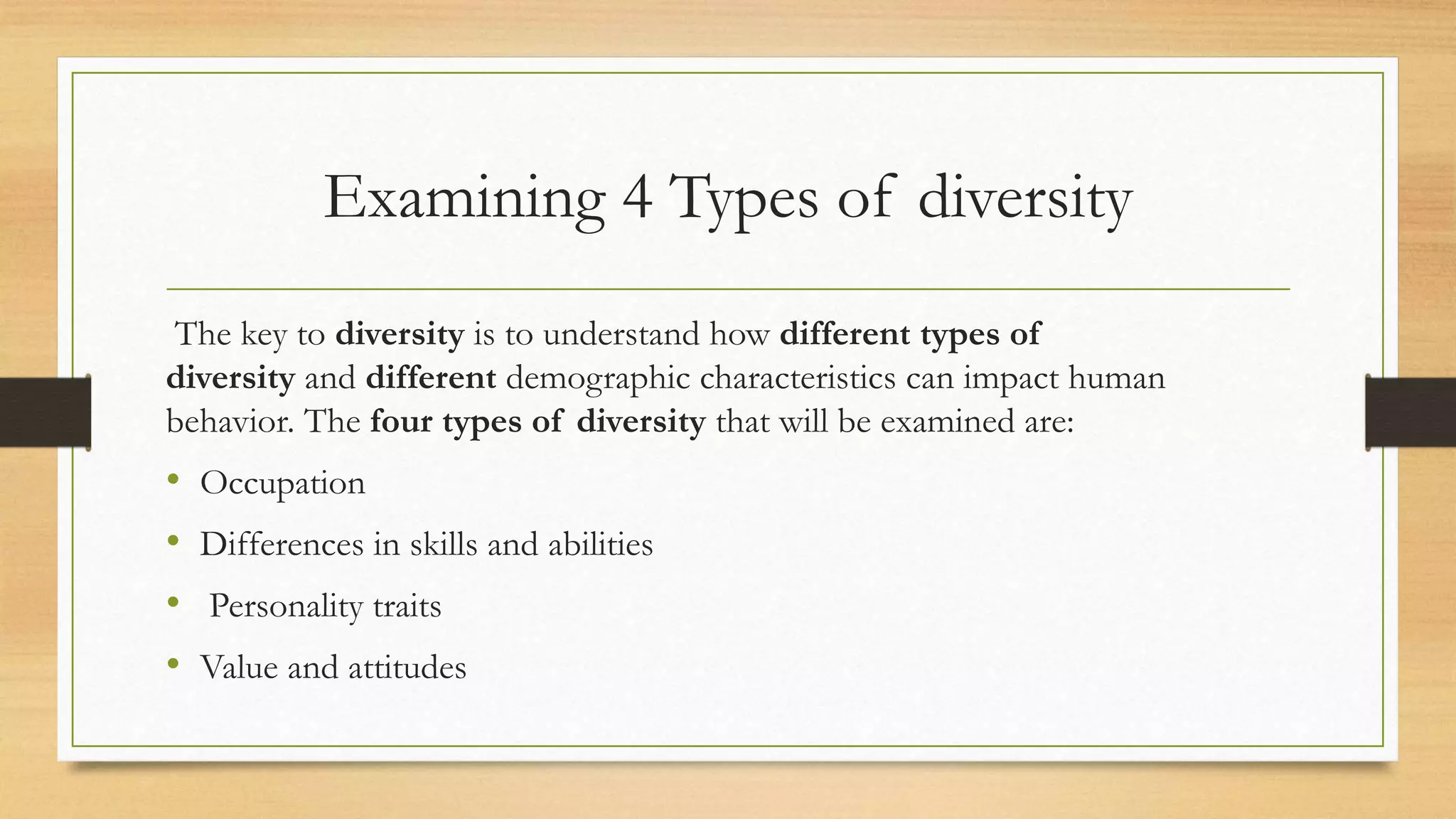 Catering for diversity | PPTX