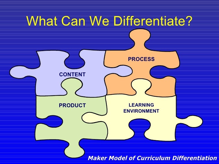 Maker Model Of Differentiation at Lucille Stone blog