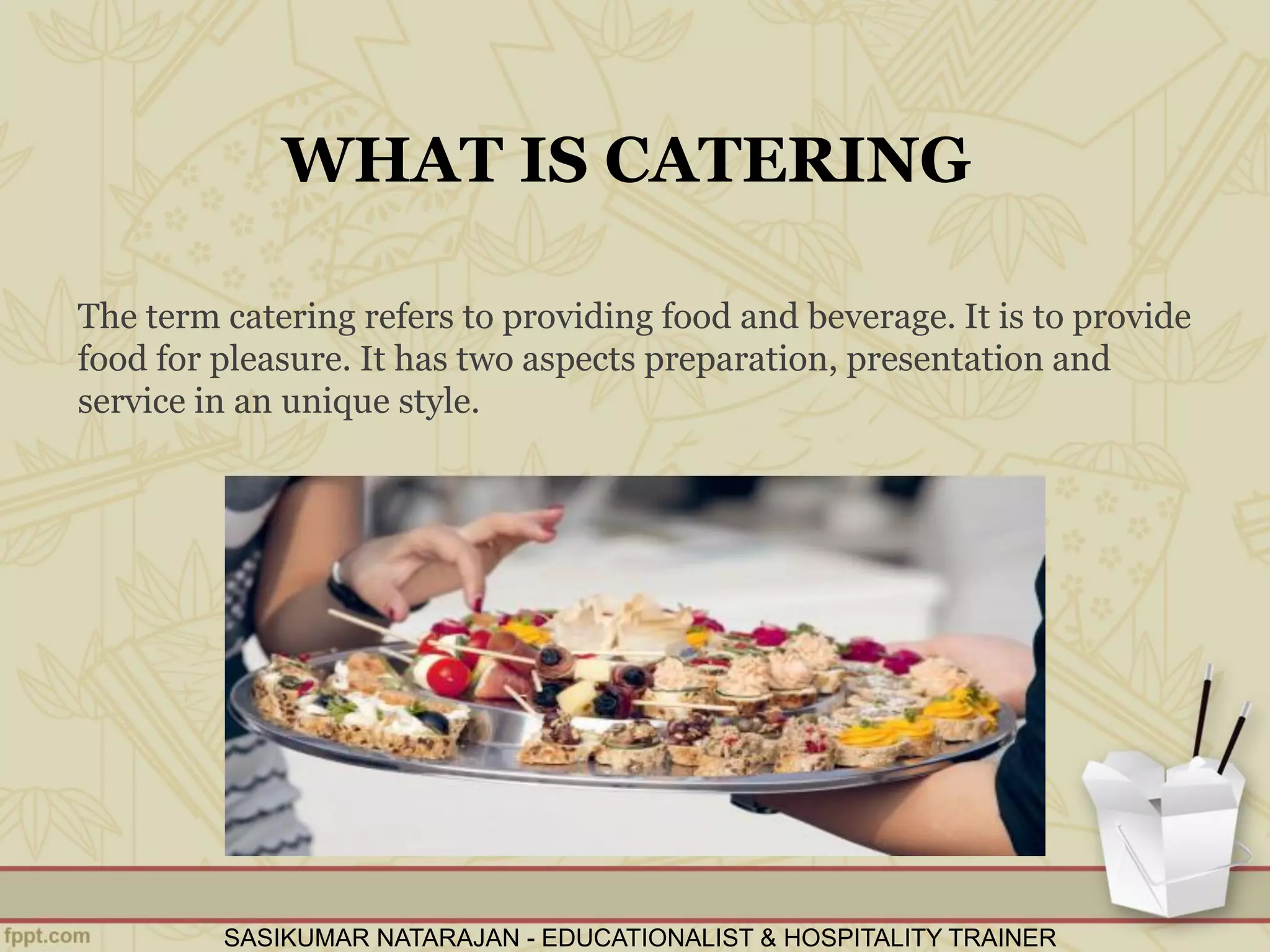 Catering Industry | PDF