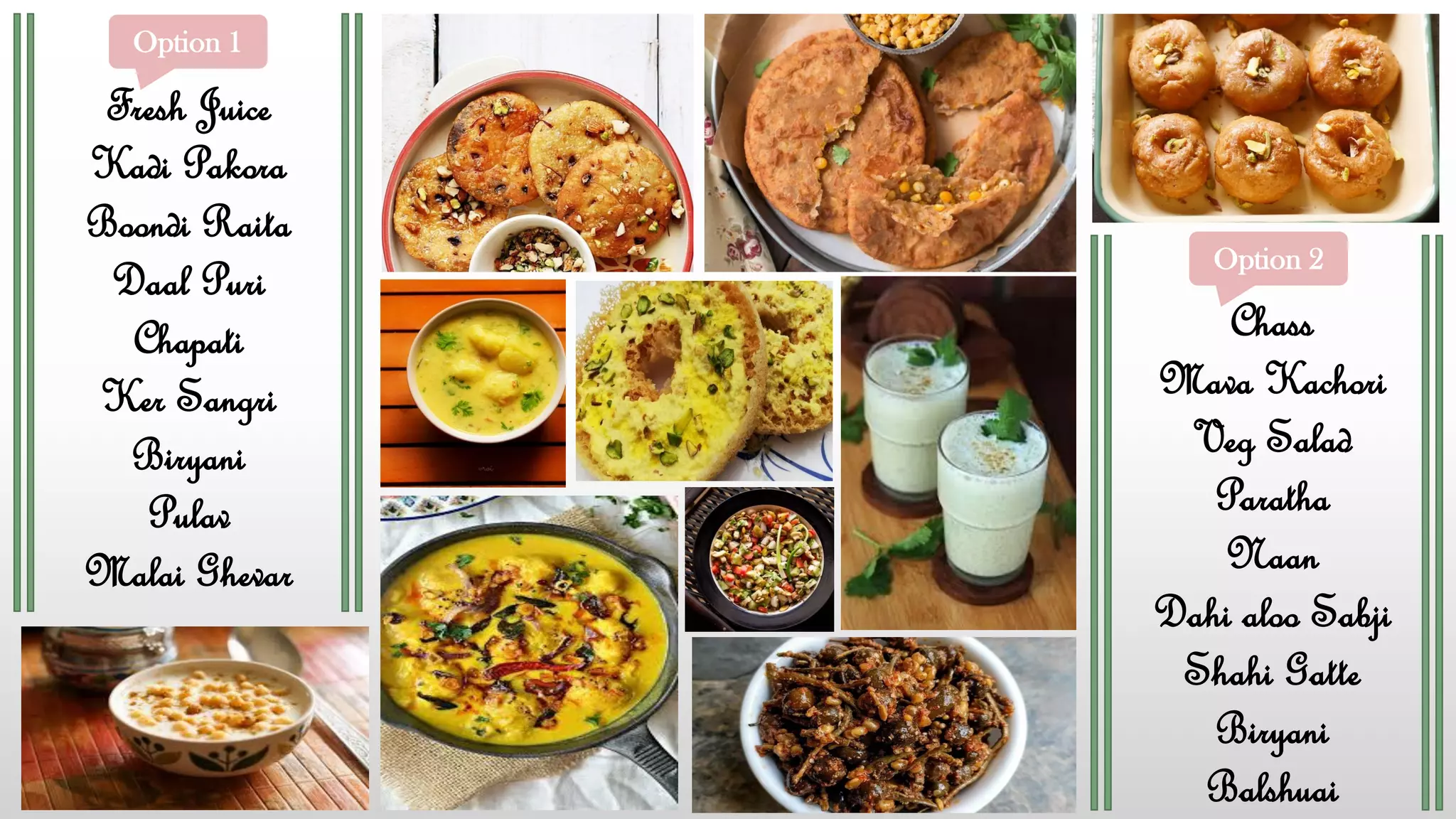 Wedding food menu for 9 different religions | PDF