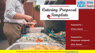 Catering Proposal Template PowerPoint Presentation Slides | PDF