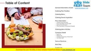 Catering Proposal Template PowerPoint Presentation Slides | PDF