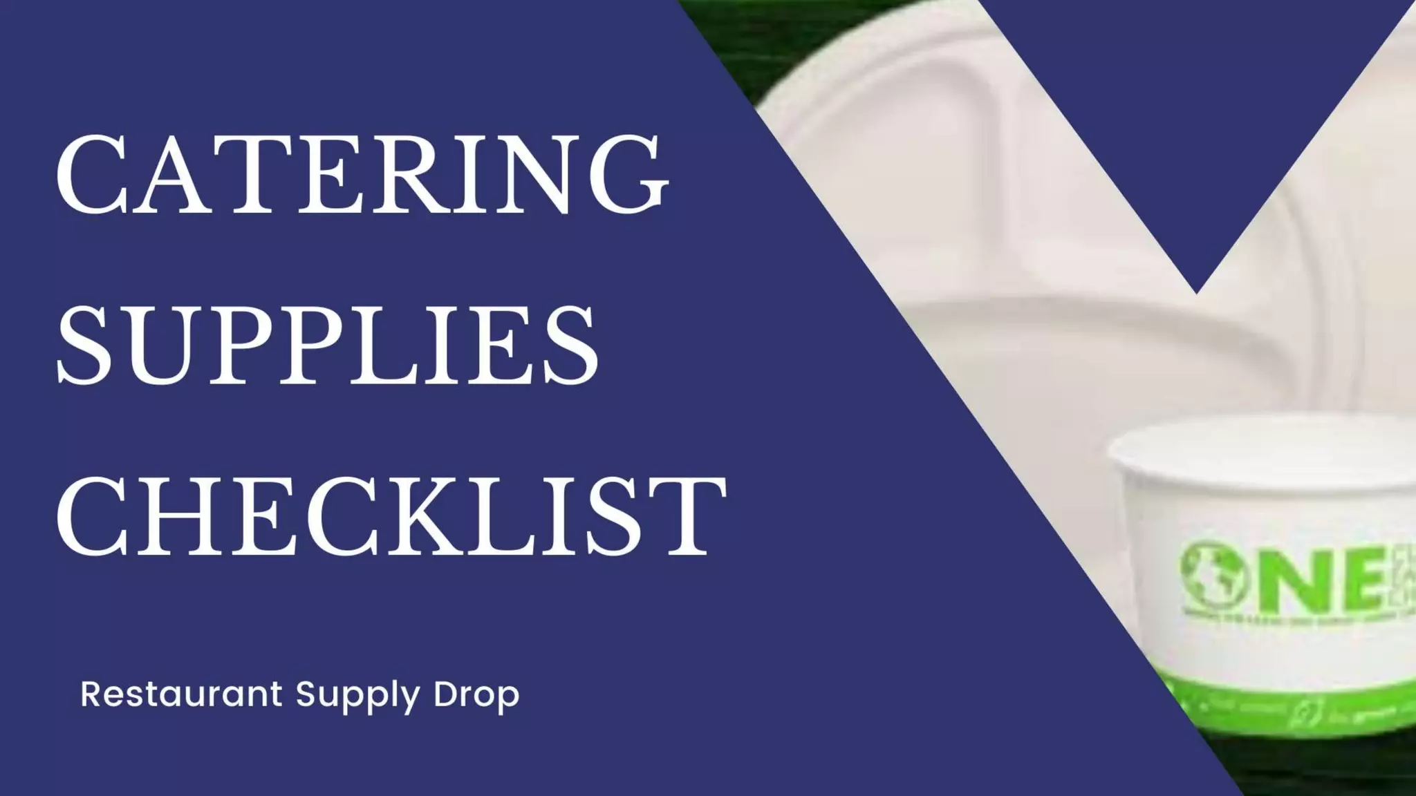 Catering supplies checklist | PPTX