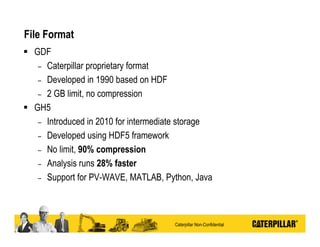 Data Storage for Remote Monitoring of CAT Machines Using HDF | PPT