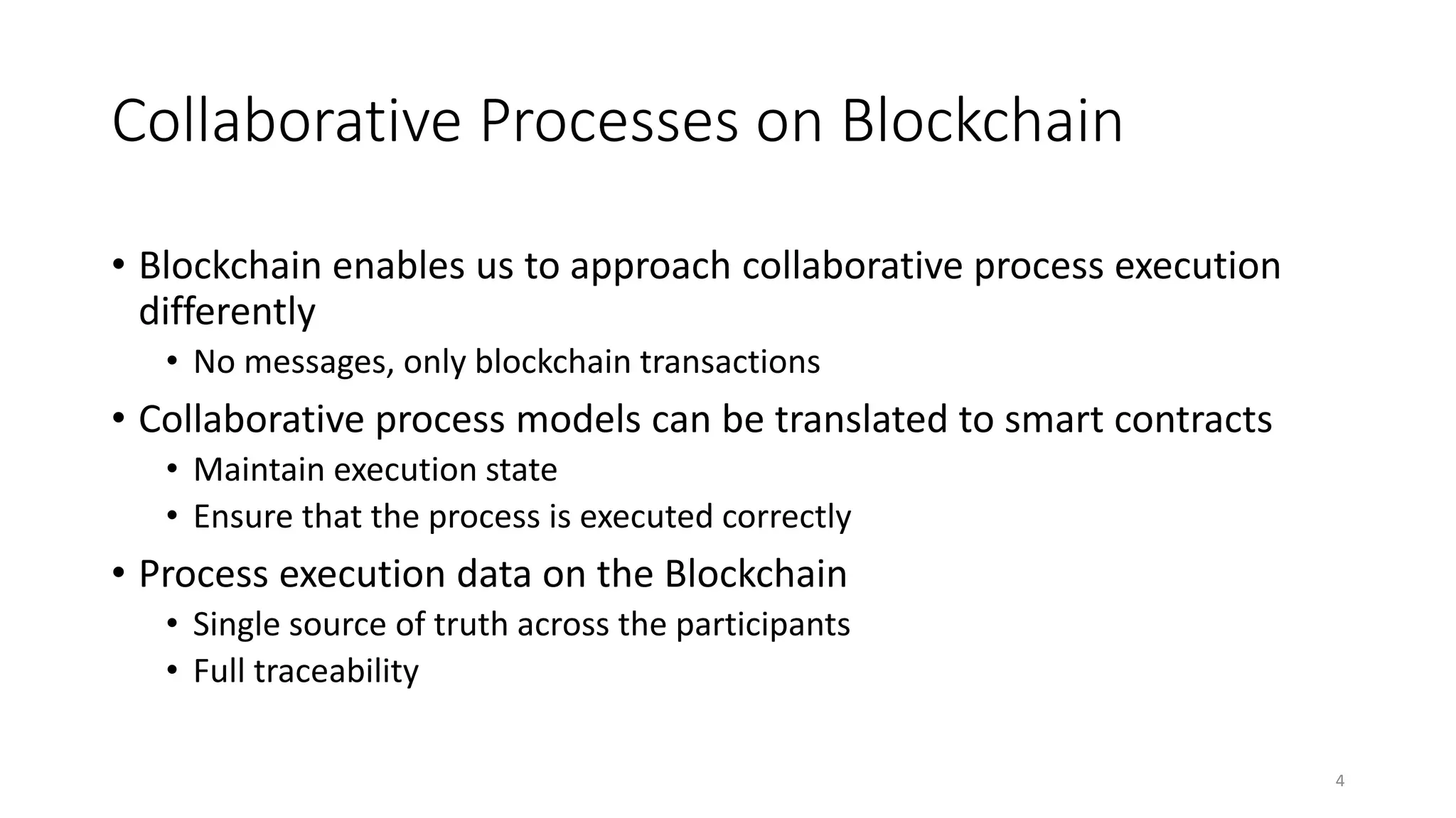 Caterpillar: A Blockchain-Based Business Proces Management System | PPT