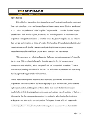 Caterpillar 'CASE STUDY' | PDF