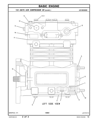 Caterpillar cat 140 h motor grader parts catalogue manual | PDF