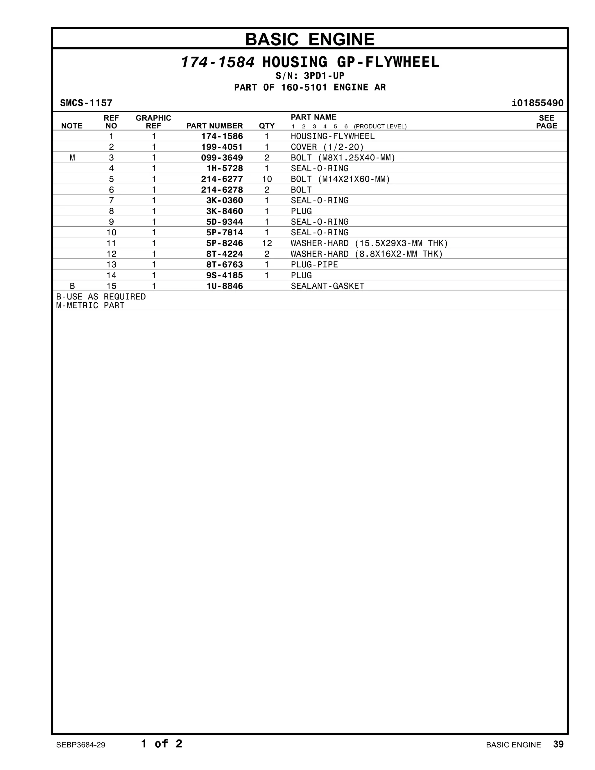 Caterpillar CAT 140H Motor Grader Parts Catalogue Manual.pdf