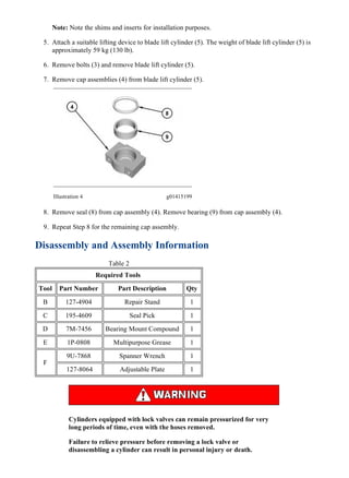 Caterpillar Cat 160M Motor Grader (Prefix B9E) Service Repair Manual ...