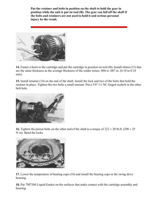 Caterpillar Cat 215B EXCAVATOR (Prefix 4FC) Service Repair Manual ...