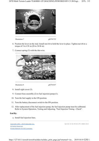 Caterpillar Cat 287D MULTI TERRAIN LOADER (Prefix TLK) Service Repair ...