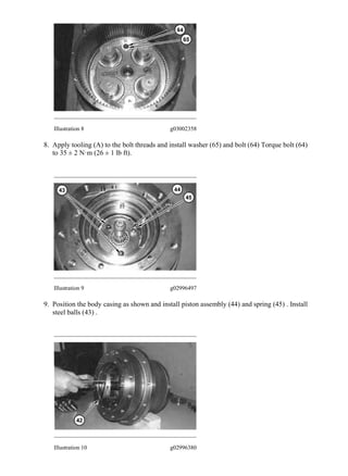 Caterpillar cat 307 c mini hydraulic excavator (prefix bne) service ...