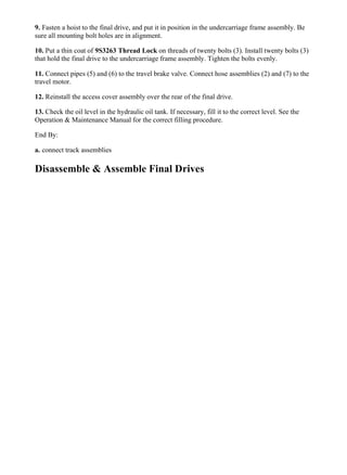 Caterpillar cat 320 excavator (prefix 4 zj) service repair manual ...