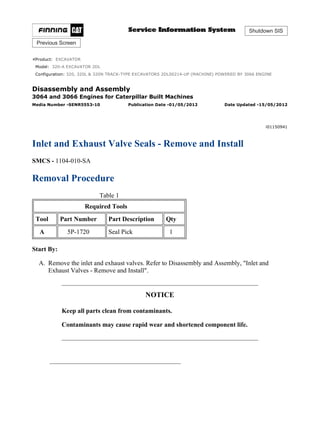 Caterpillar cat 320 n track type excavator (prefix 2dl) service repair ...